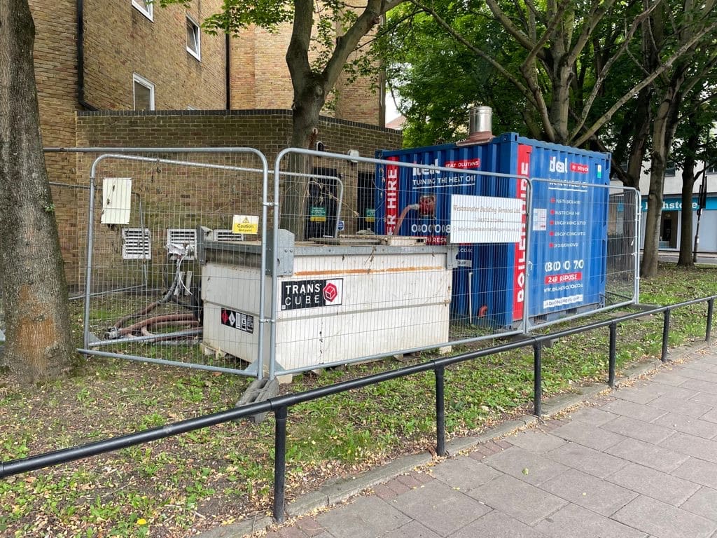 Doris Emmerton Court - Temporary Boiler hire services